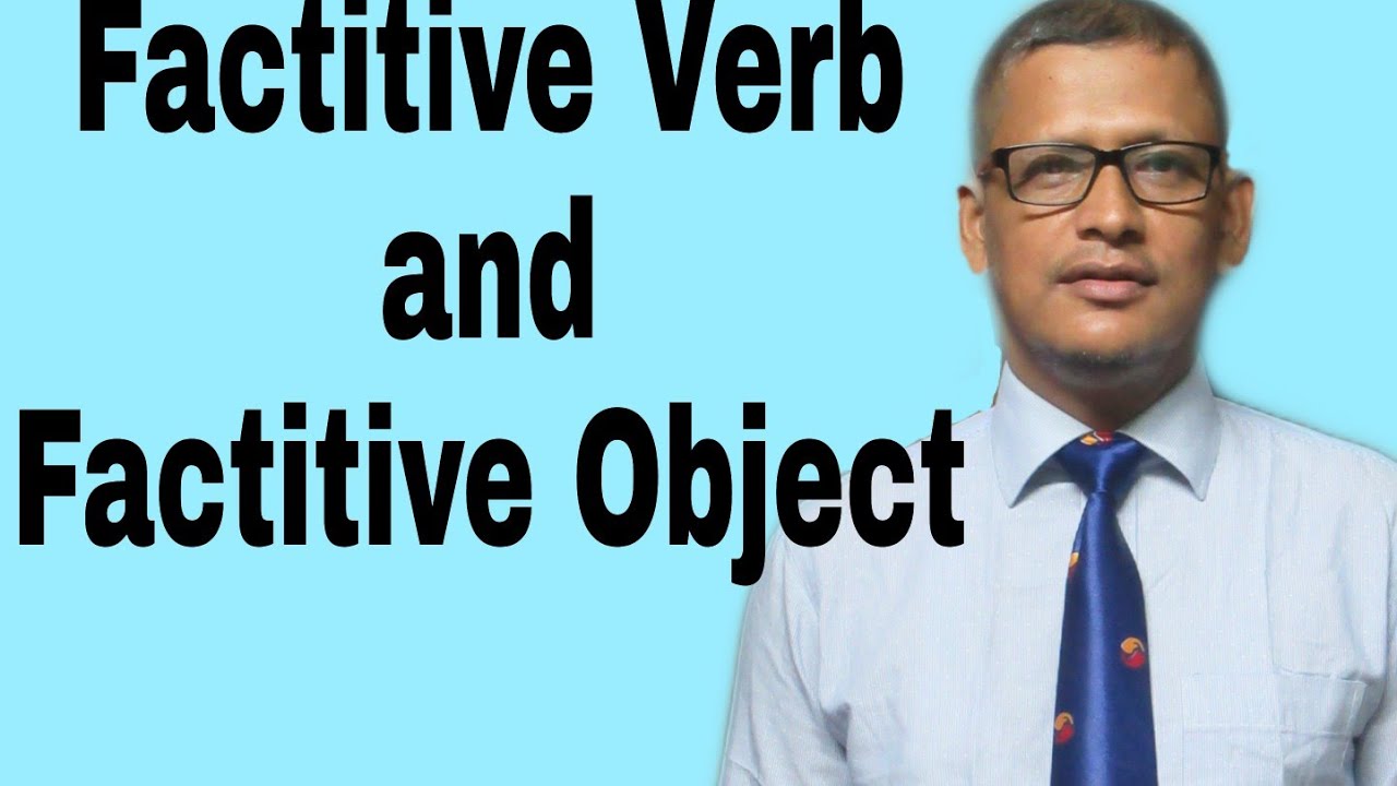 Factitive verb - YouTube