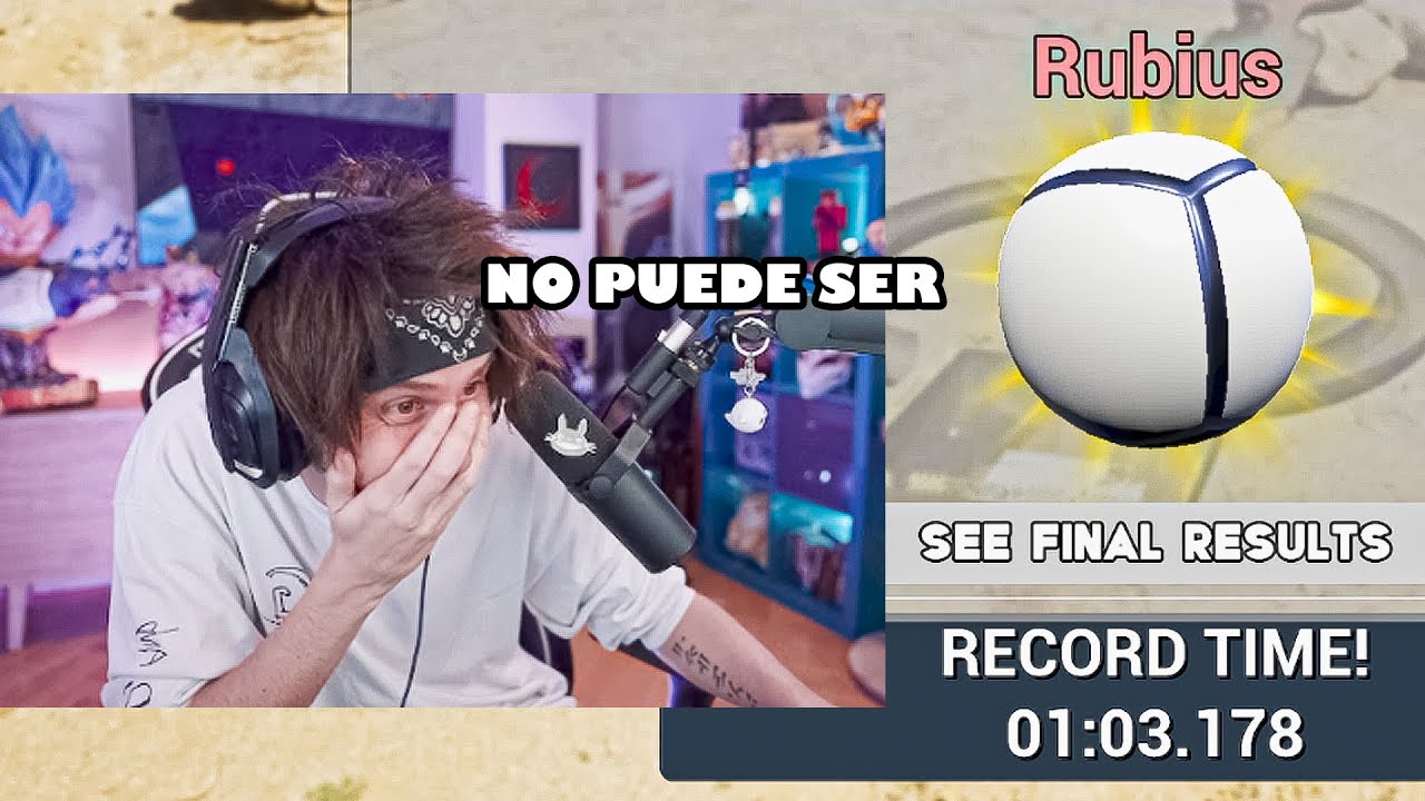 TENIA 0,2% DE GANAR🤯| RUBIUS juega MARBLES ON STREAM | DIRECTO COMPLETO ...