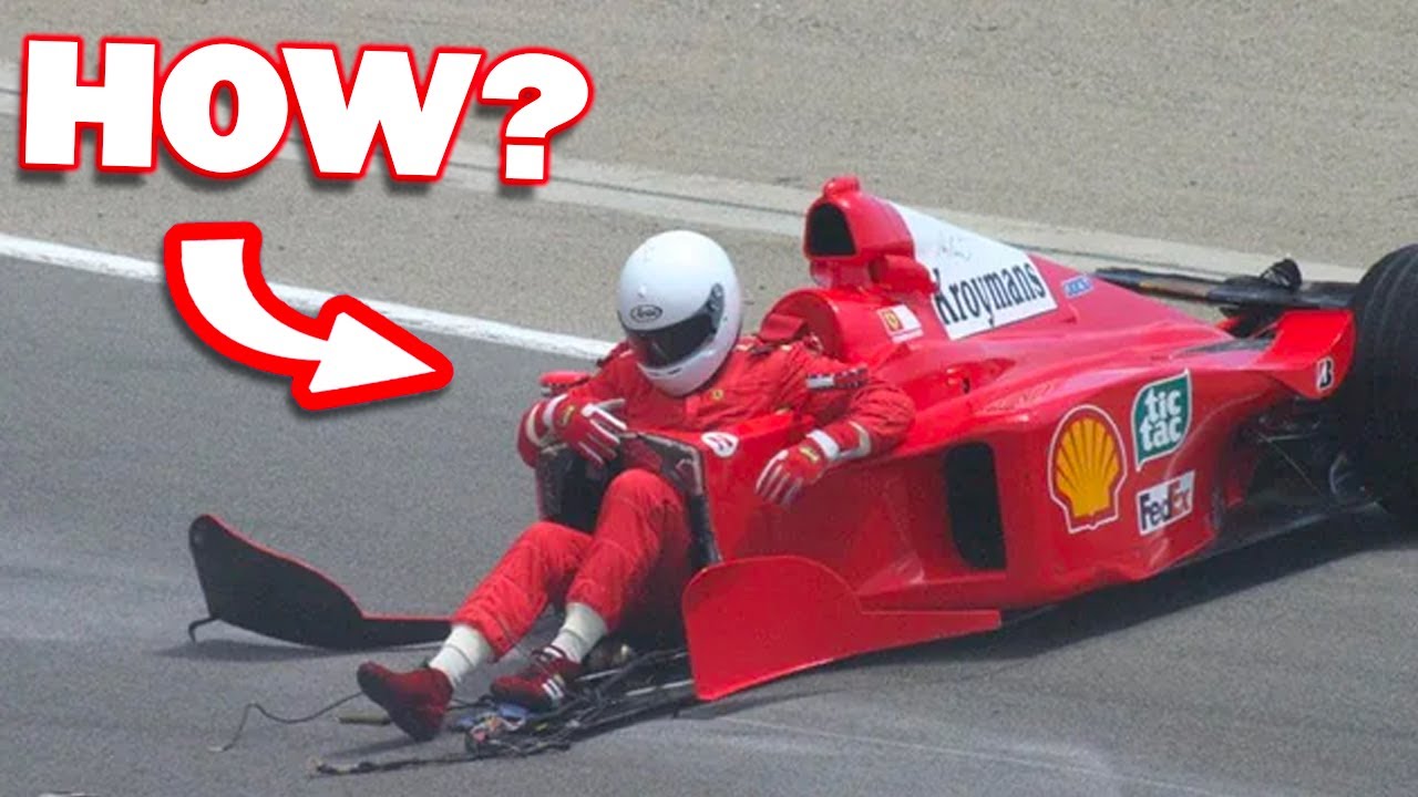6 Luckiest Moments in Formula 1 History - YouTube