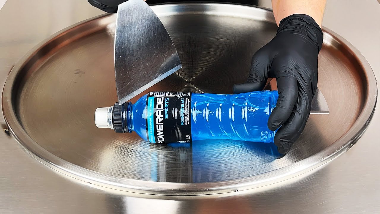 Powerade Mountain Blast Ice Cream 🍦 Slushing Powerade Blue Mountain ...