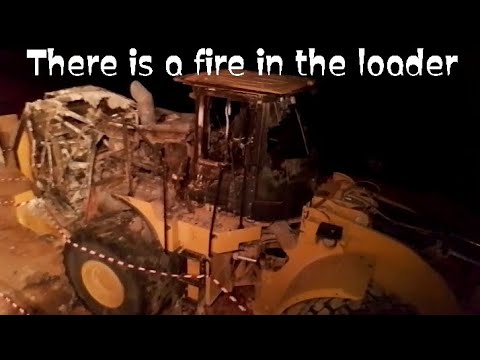 980 k wheel loader caught the fire 🔥🔥 #dozer#dojer - YouTube