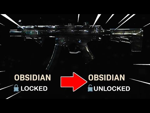 UNLOCKING OBSIDIAN CAMO in MODERN WARFARE! HOW TO UNLOCK OBSIDIAN CAMO ...