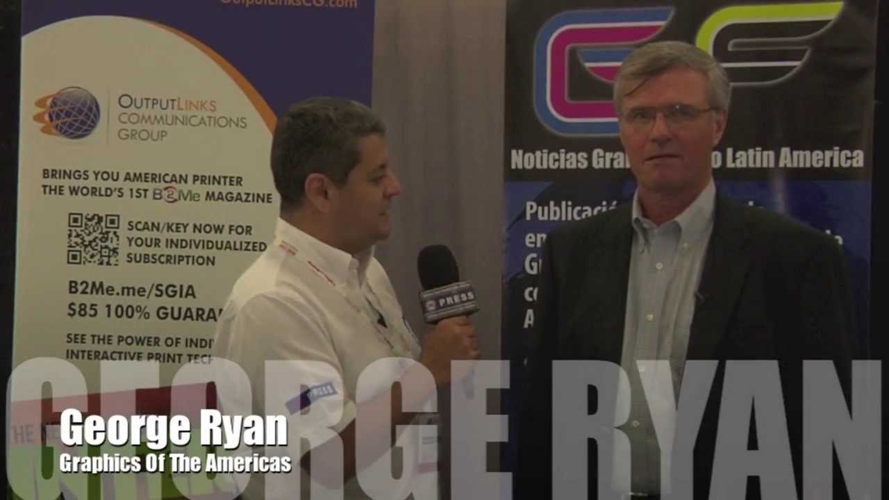 Interview with George Ryan President of Graphics Of The Americas at GOA ...