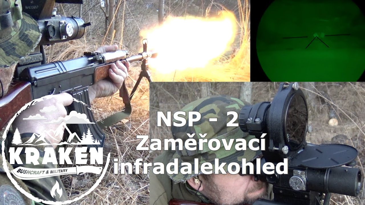 NSP-2 Night Vision Sight- zaměřovací infradalekohled na samopal vz.58 Pi z vybavení ČSLA - YouTube