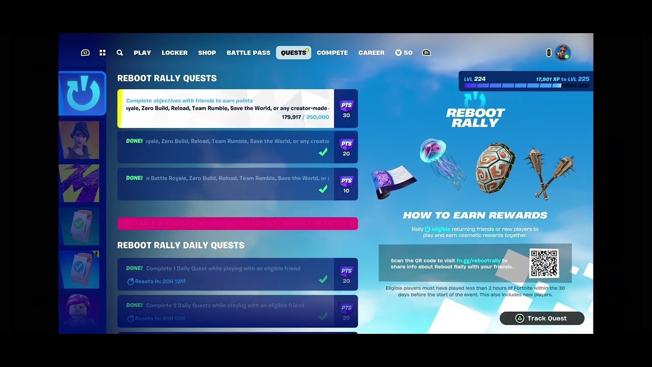 How to get fortnite reboot rally rewards - YouTube