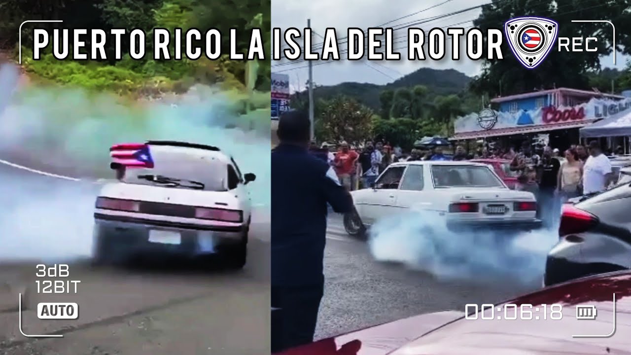 Rotativo RX7 Corolla 1.8 ( Puerto Rico La isla del Rotor ) - YouTube