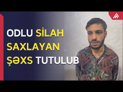 Bakıda silahlı şəxs tutuldu - APA TV