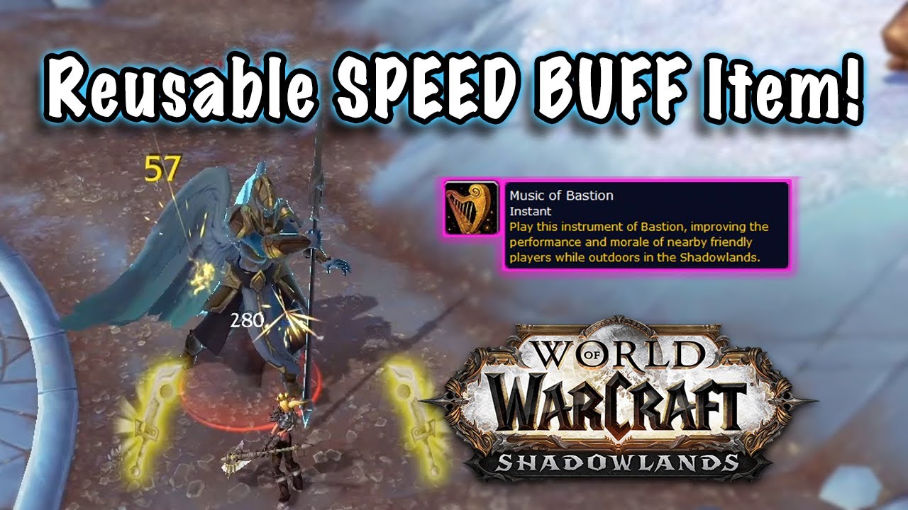 Shadowlands Reusable Speed Buff Item for Faster Leveling - YouTube