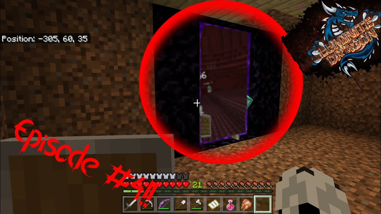 Luminite Dragon Survival (Minecraft ep 4) Welcome to Hell! - YouTube