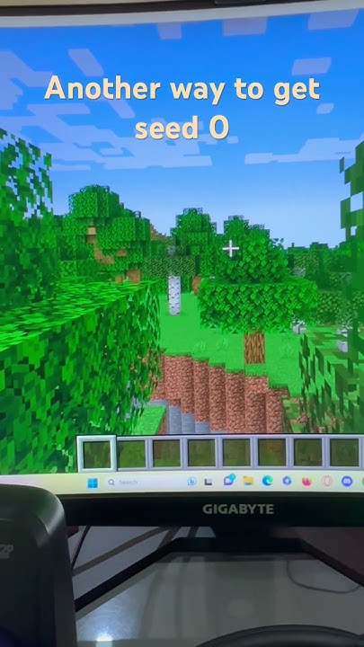 How to get seed 0 in minecraft #minecraft #shorts - YouTube