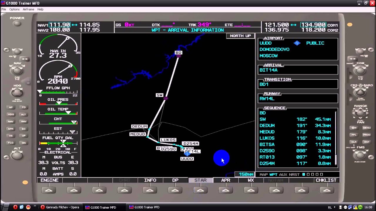 MFD, G1000 Part 2 - YouTube