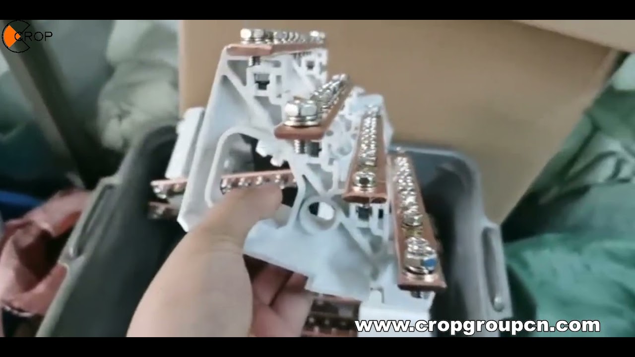 electric power distribution terminal block - YouTube