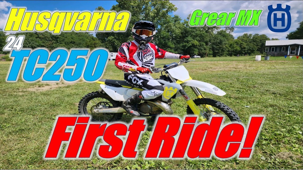 2024 Husqvarna TC250 First Ride! - YouTube