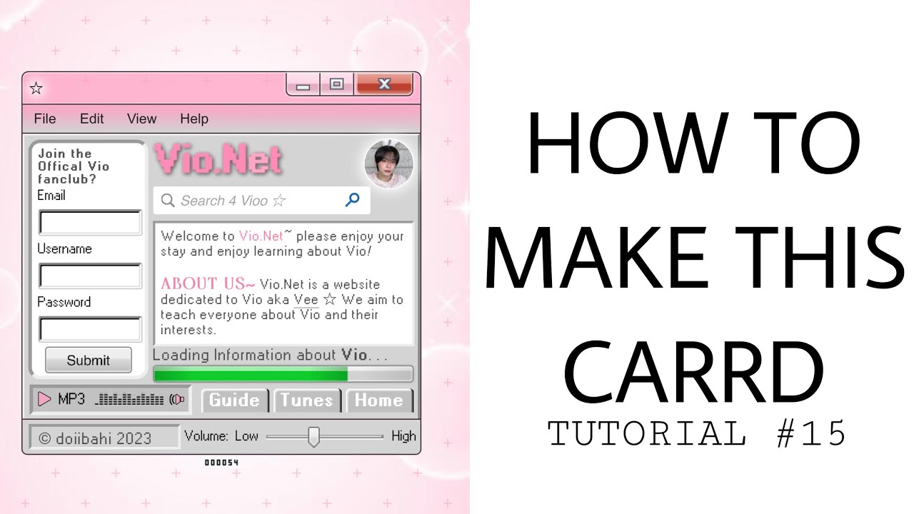 how to cute interactive website carrd! © dollbahi [PRO PLUS] - YouTube