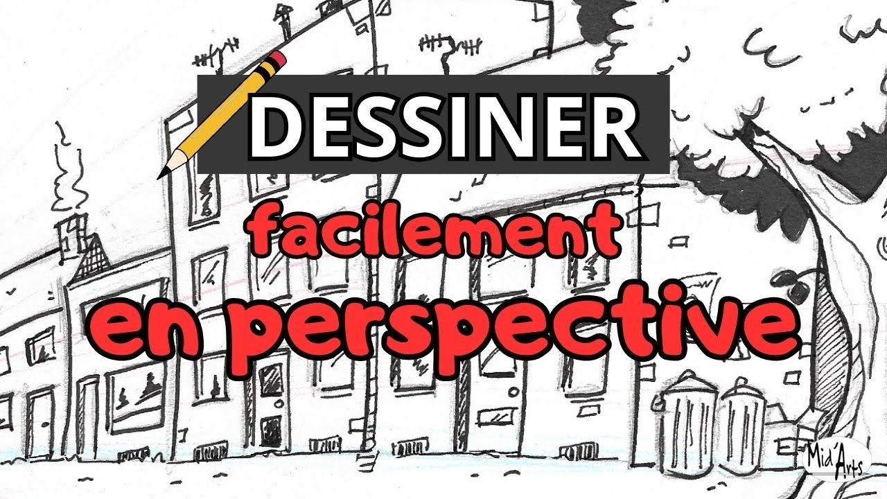 Comment DESSINER FACILEMENT en PERSPECTIVE ? #1 - Un POINT de fuite ...