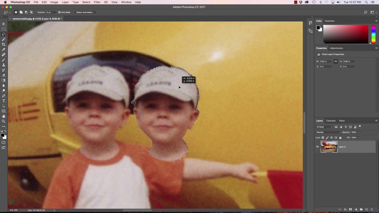 Photoshop - Lasso Tool - Polygonal Lasso Tool - YouTube