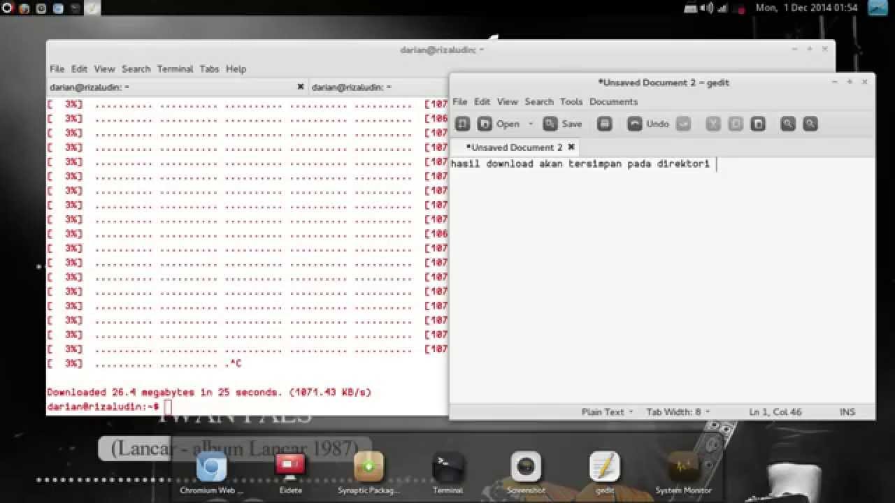 Video Panduan Memasang Axel Download Manager pada BlankOn - YouTube