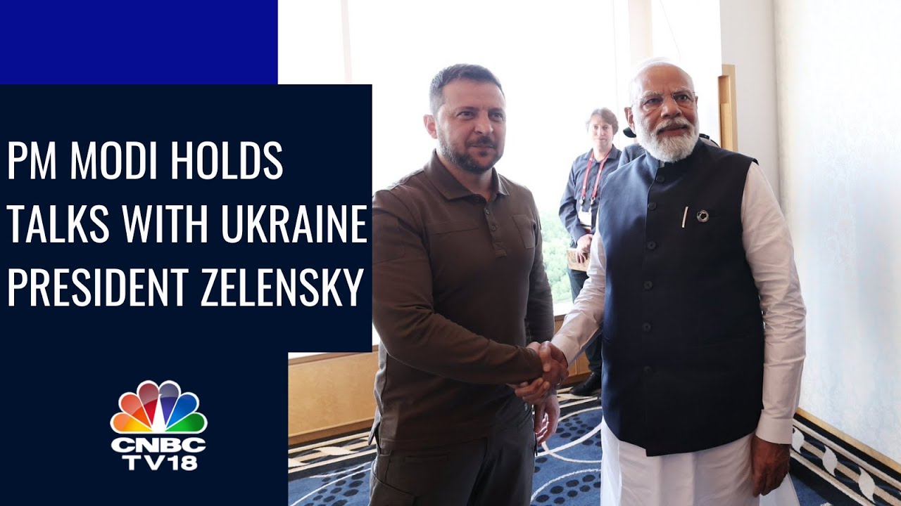 PM Modi Held Bilateral Talks With Ukrainian President Zelensky | CNBC ...