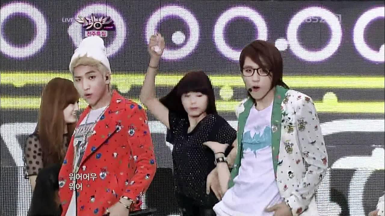 B1A4 - Baby Good Night @ 120608 KBS Music Bank - YouTube Music