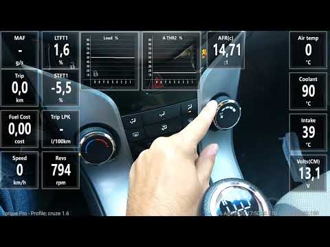 Cruze 1.6 LS Enerji tüketimi ve Motor yükü