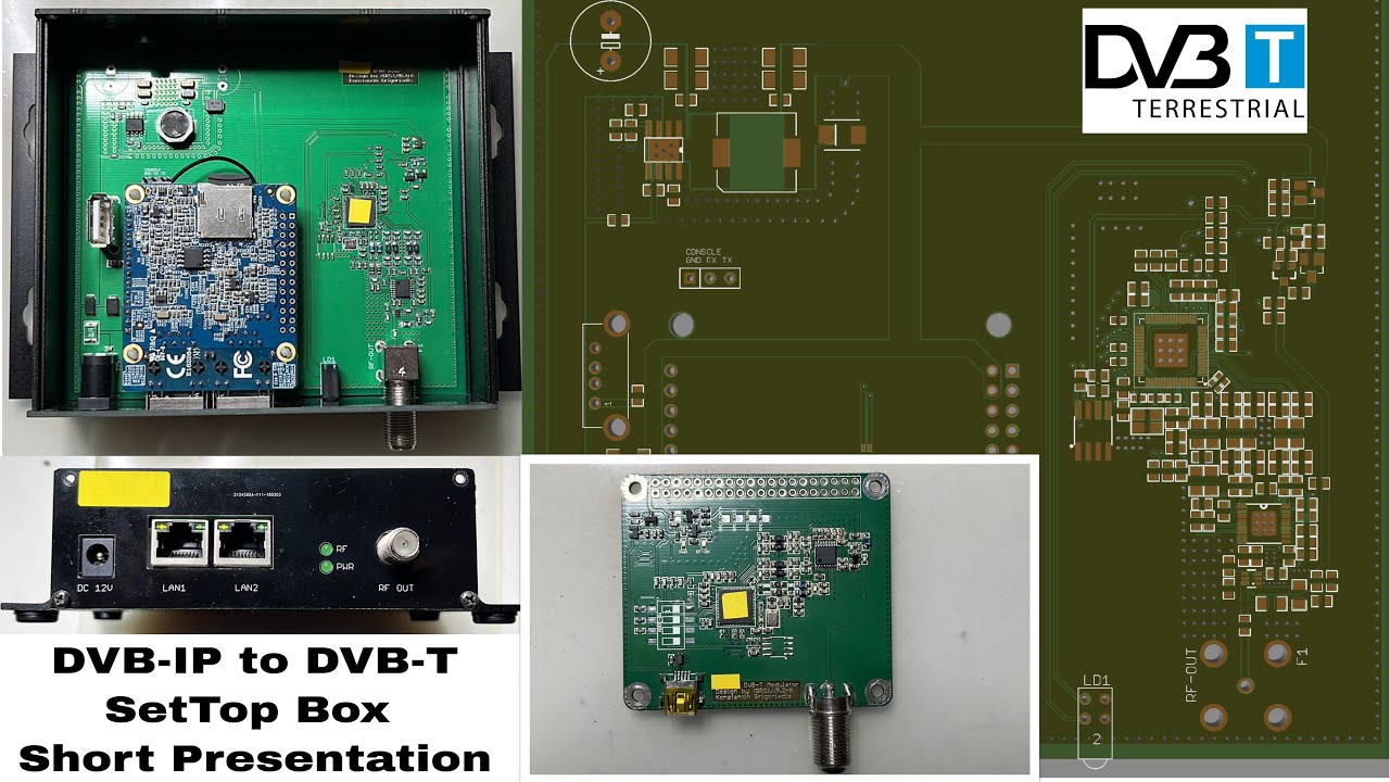 DVB-IP, DVB-T Set-Top Box(STB); One of my more demanding Designs, by ...