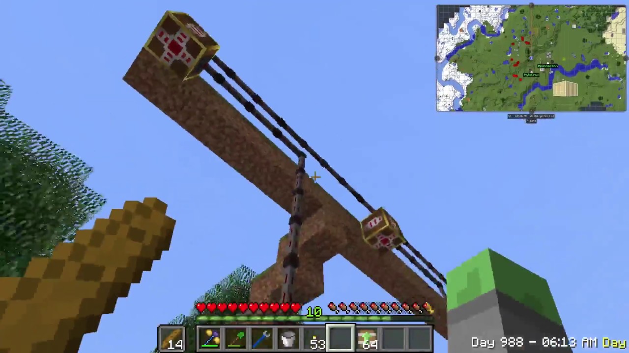 Creed Craft Beyond - 2 - Wood Farm and the Start of a Cellar - YouTube