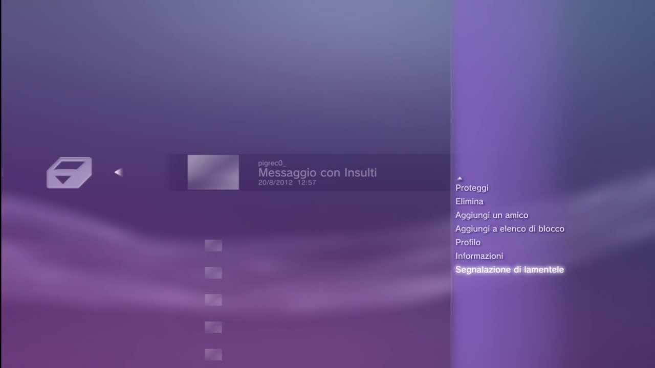 Come si segnala un messaggio nella PlayStation 3 - YouTube
