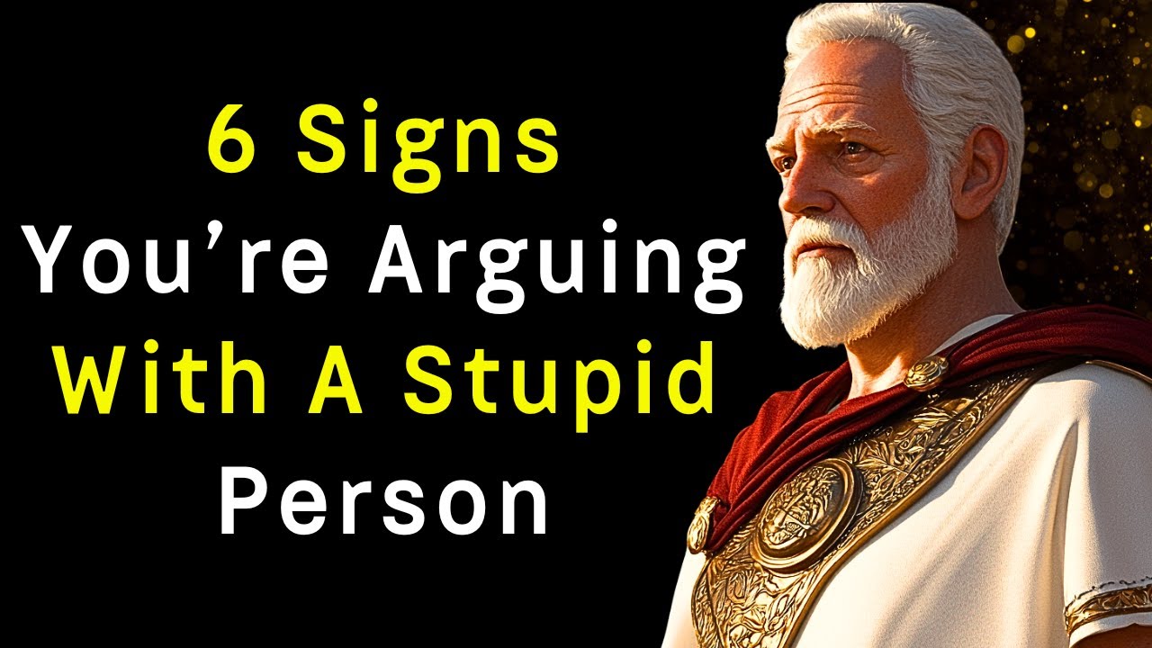 6 Signs You're Arguing With A Stupid Person | Stoic Philosophy | Stoic ...