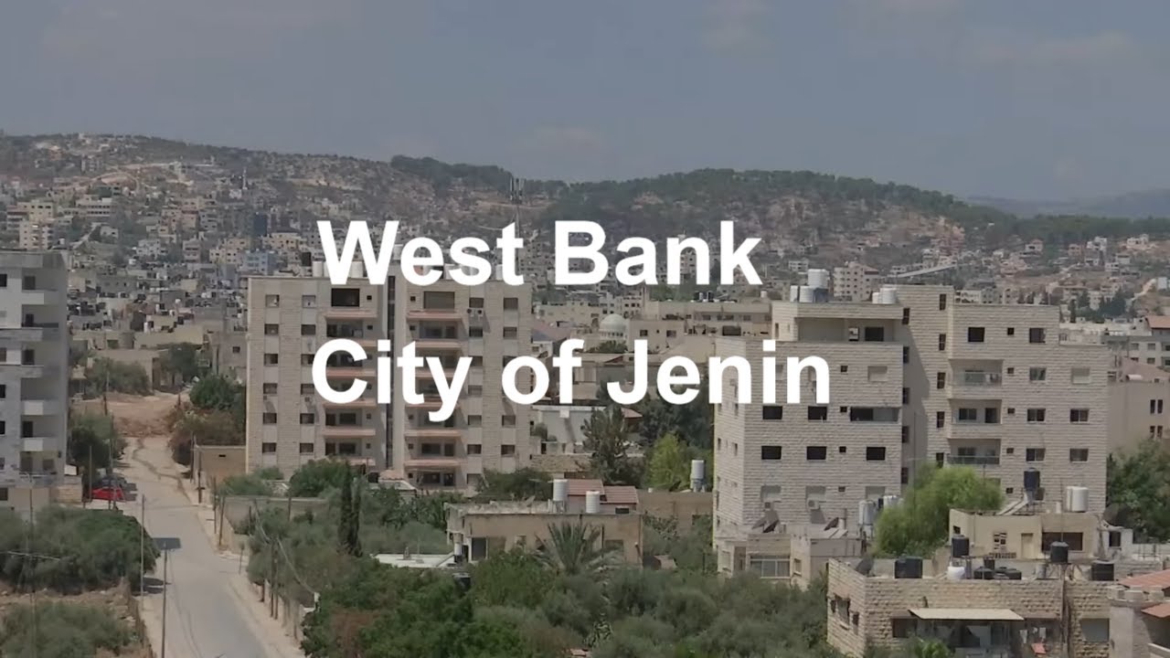 View of West Bank city of Jenin - YouTube