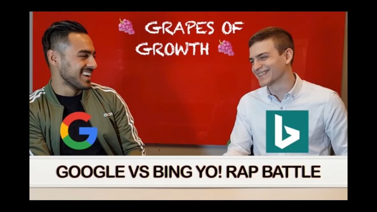 Google vs. Bing Yo! Search Rap Battle - Grapes of Growth - YouTube