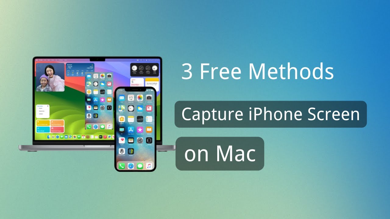 How to Capture iPhone Screen on Mac [3 Free Methods] - YouTube