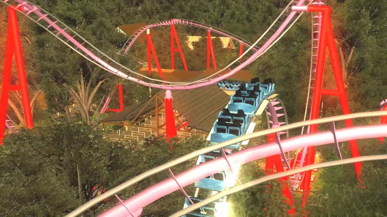 Forest Rush - LIM Launched Coaster (RCT3) - YouTube