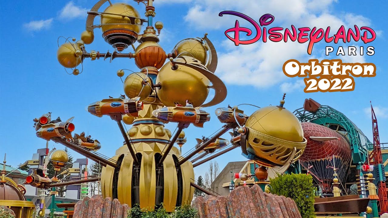Orbitron Off Ride in Discoveryland at Disneyland Paris [4K Multi Angle ...