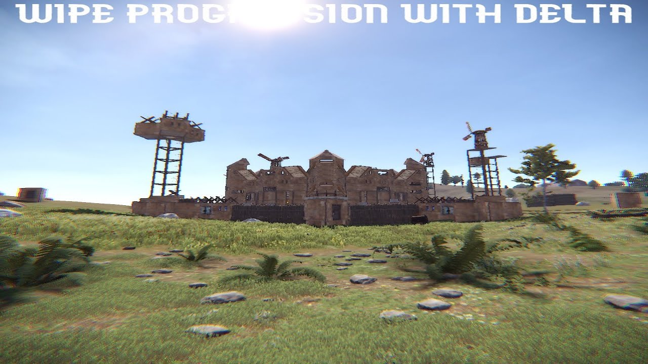 WIPE PROGRESSION WITH DELTA (BUILDER POV)400 ROCKETS RAID//RUST - YouTube