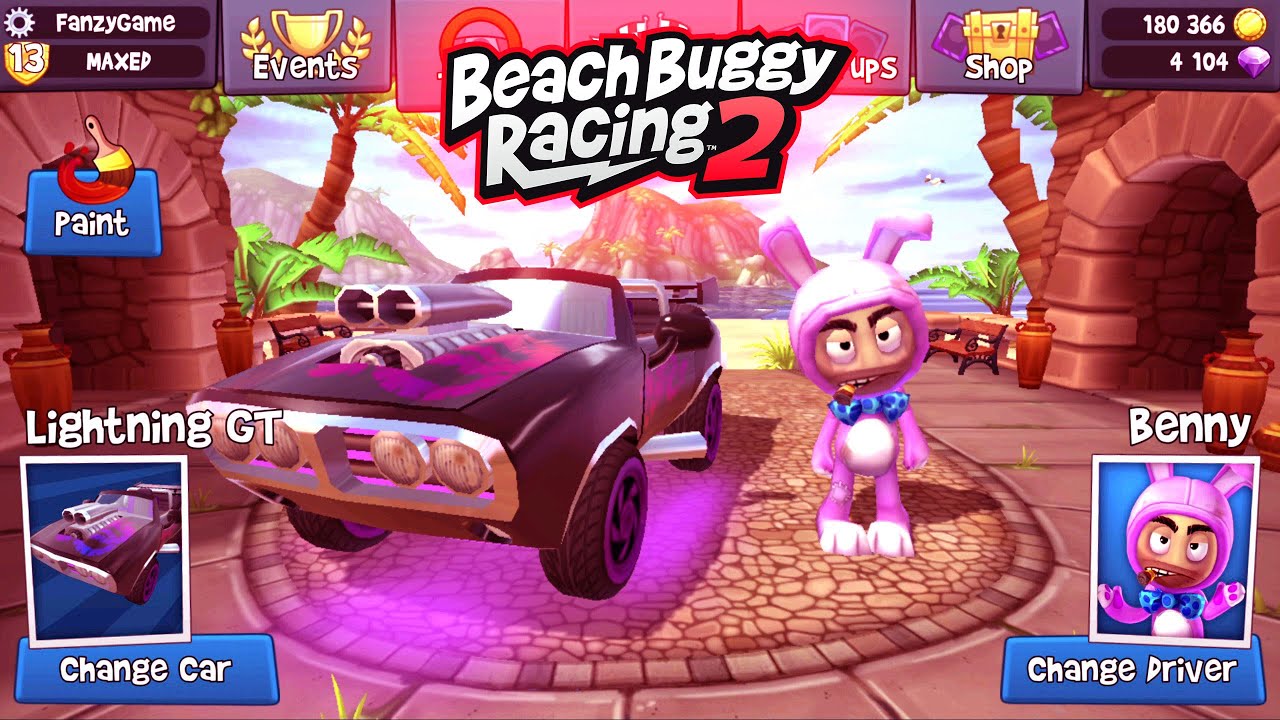 Bling Car - Benny ft Lightning GT - Beach Buggy Racing 2 - YouTube