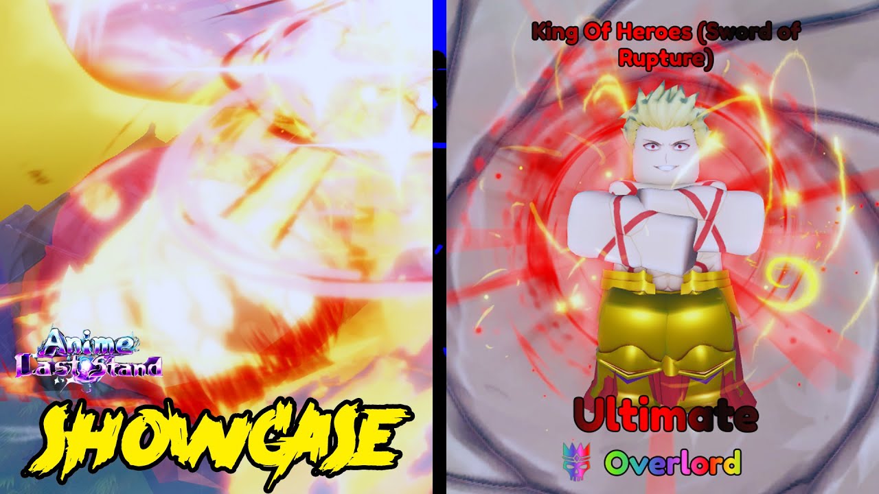 KING OF HEROES (SWORD OF RUPTURE) LVL 85 ULTIMATE UNIT SHOWCASE - ANIME ...
