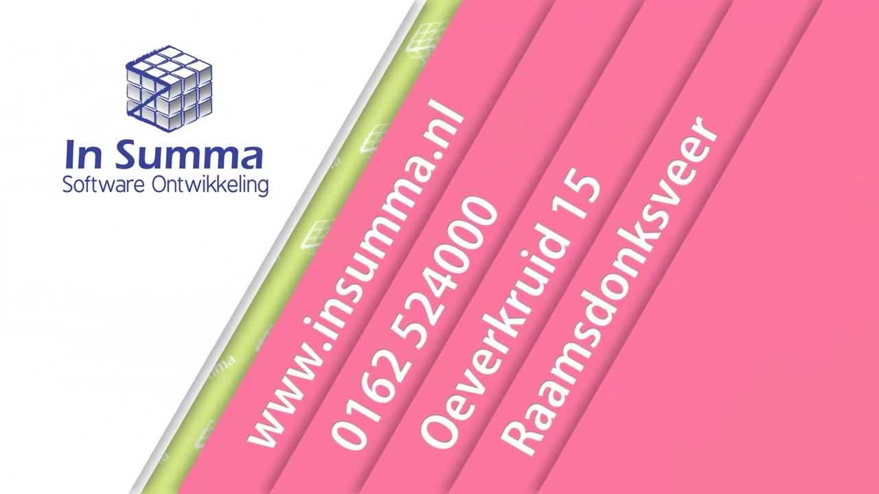 In Summa - Software Ontwikkeling - YouTube