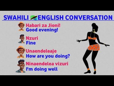 Learn English ️ Learn Swahili 🇹🇿 Swahili to English lessons for ...