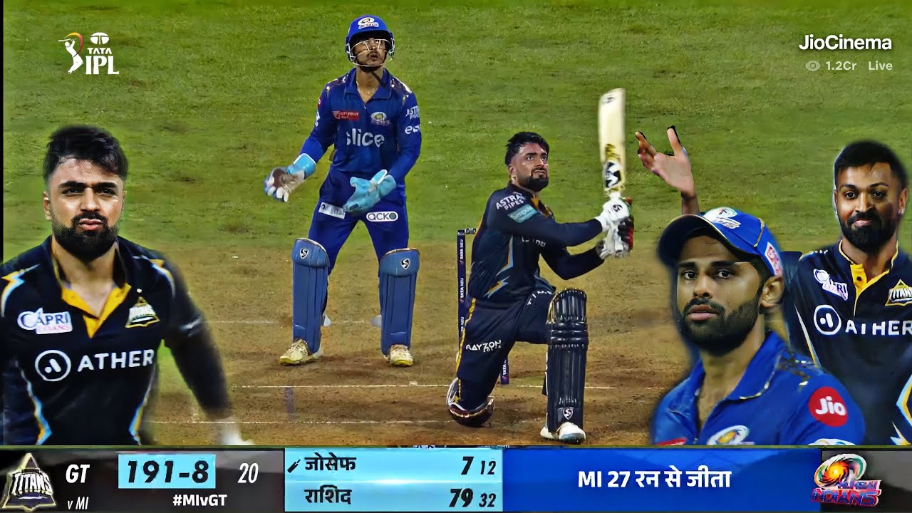 MI vs GT 57th IPL Match Full Highlights | Gujarat Titans vs Mumbai ...