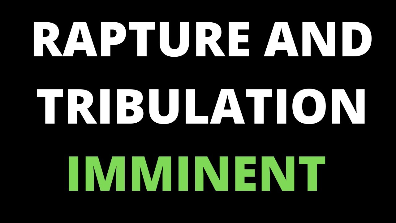 Rapture Is Imminent! Believe In Jesus Today - YouTube
