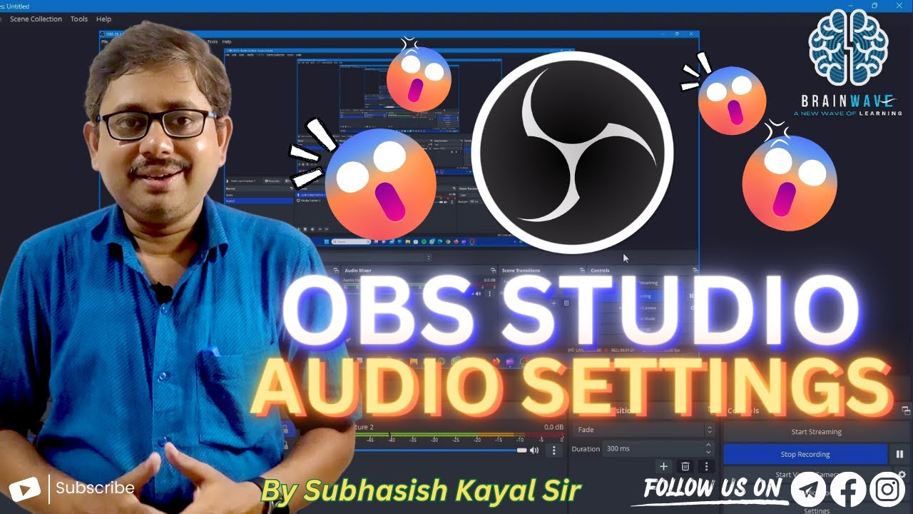 Obs Studio Sound Settings!obs studio obs studio mic settings - YouTube