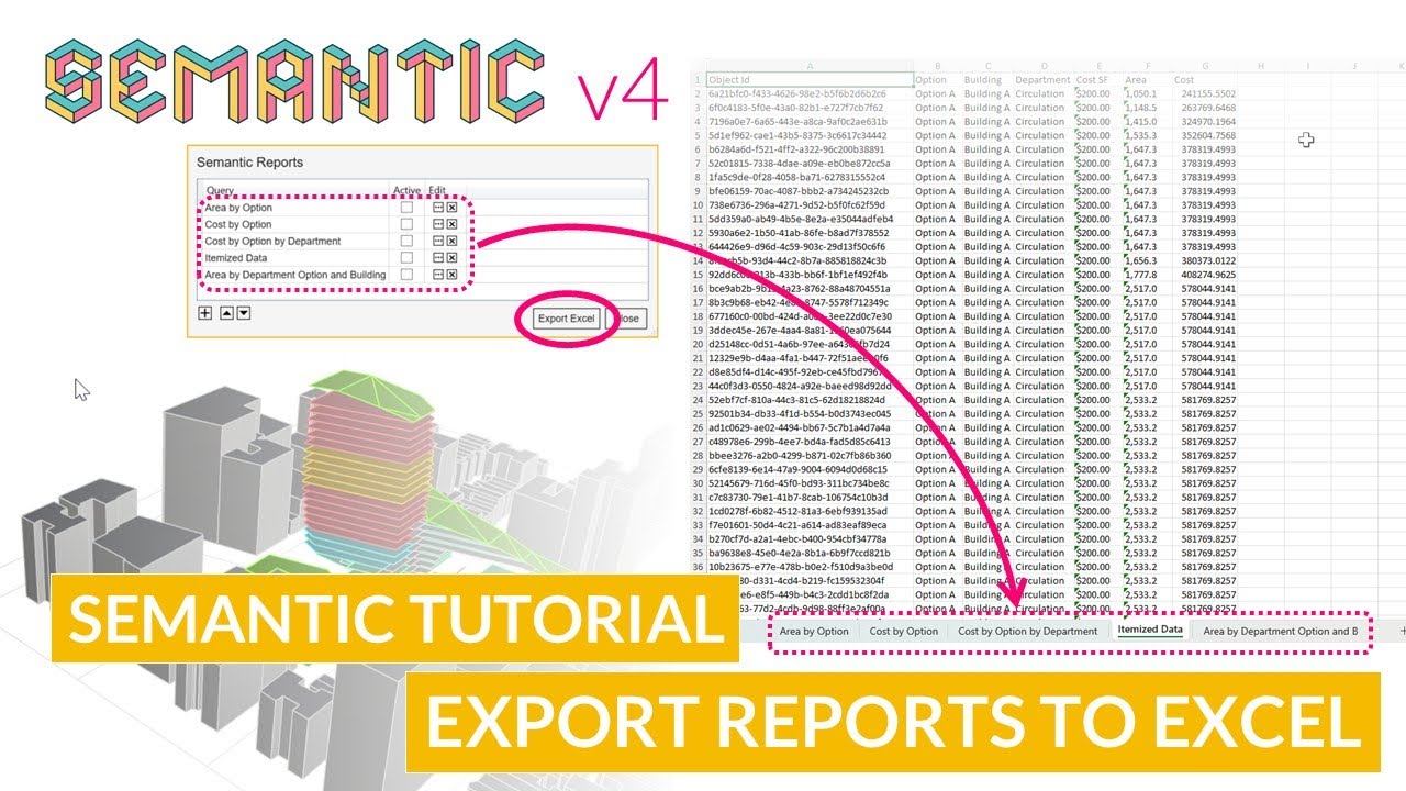 Semantic V4 - Export All Reports to Excel Workbook - YouTube
