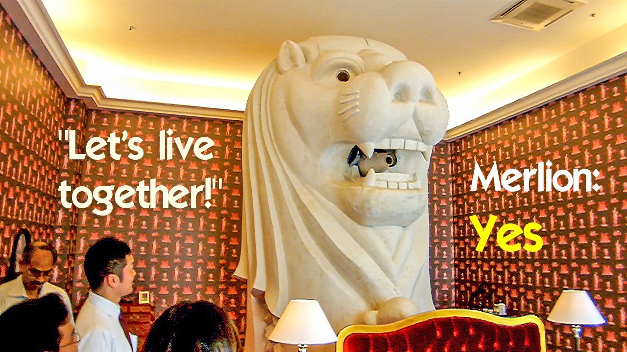 Did you miss the hotel at Merlion Park Singapore? | Original Merlion ...