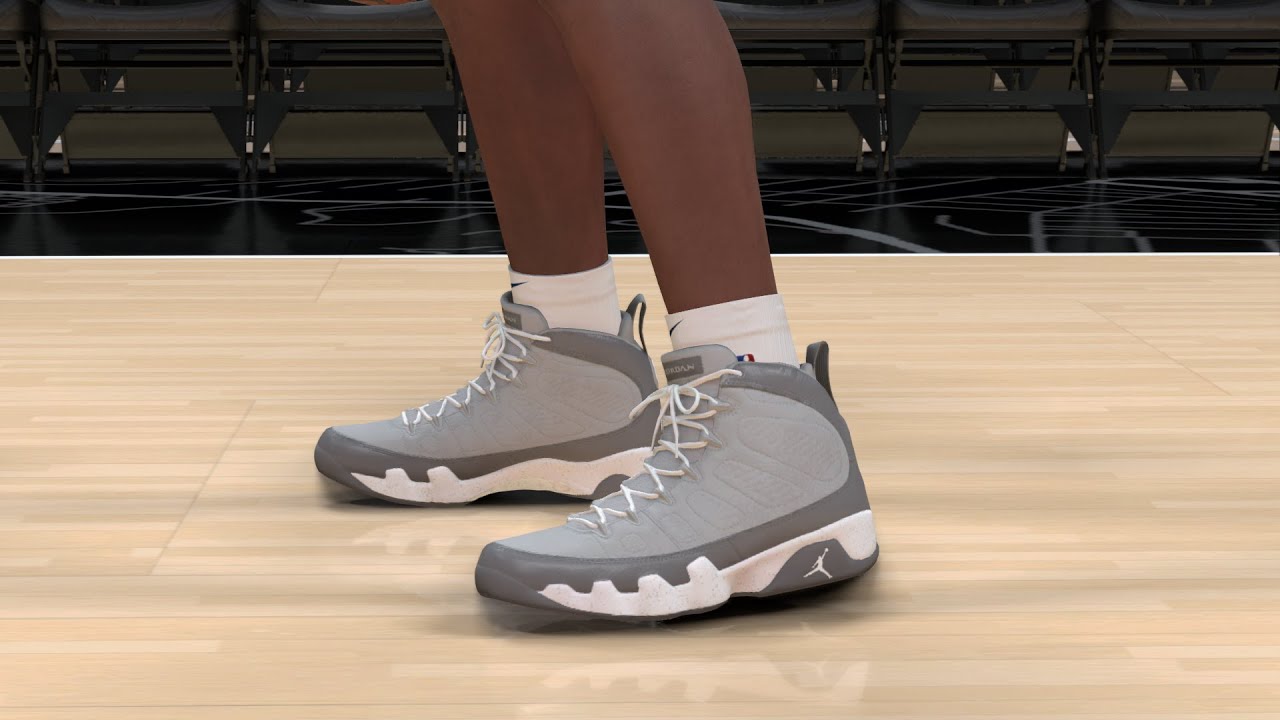 NBA 2K24 Next Gen Shoe Creator - Air Jordan 9 "Cool Grey" - YouTube