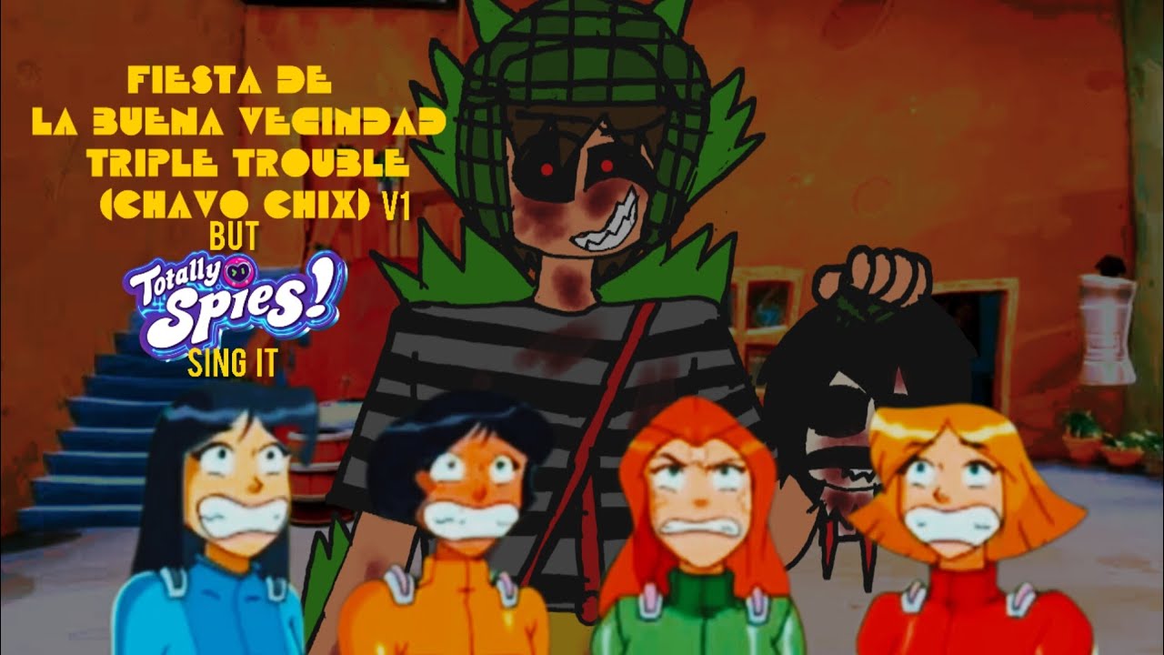 [FNF] Fiesta De La Buena Vecindad (Triple Trouble Chavo Chix) v1 But ...