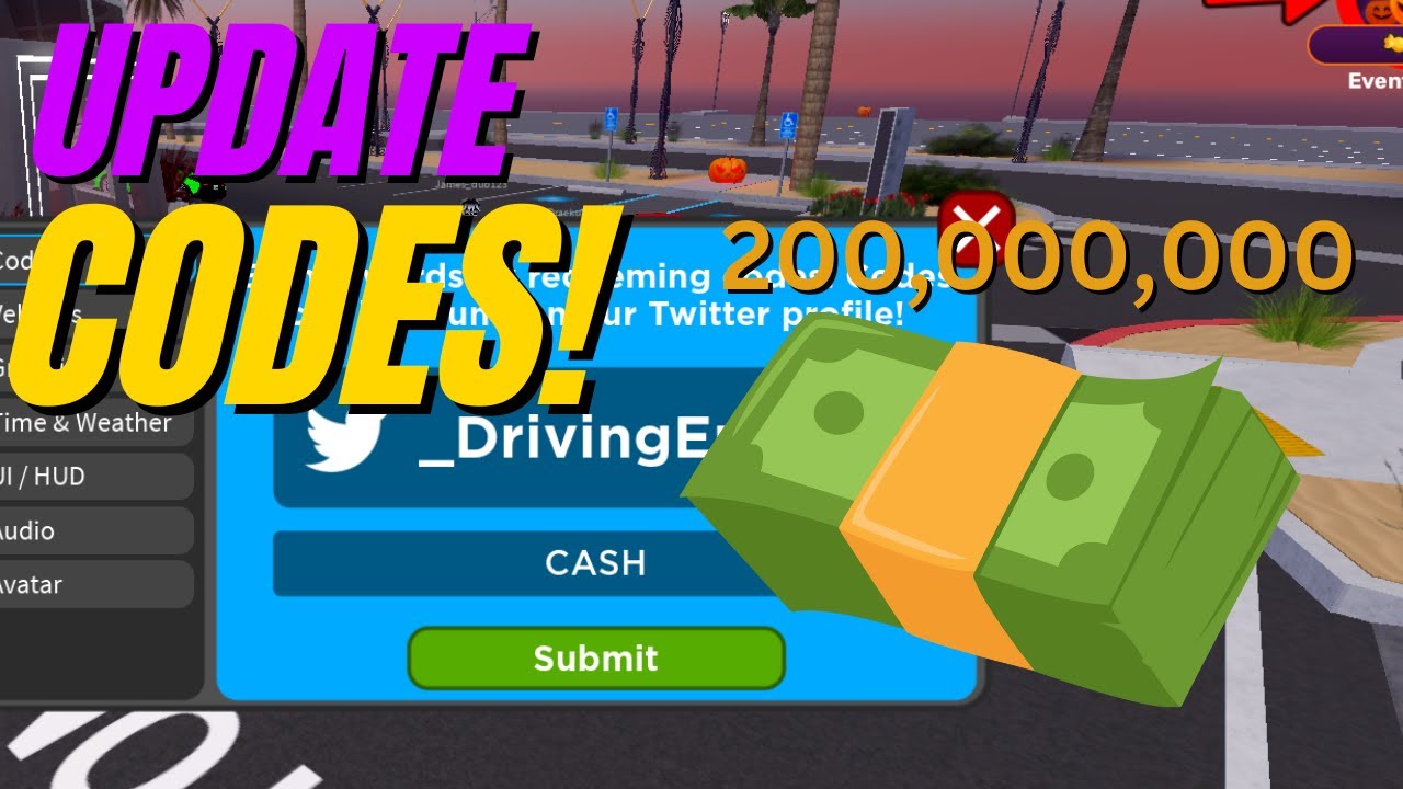 *NEW* UPDATE! CASH* CODES! [🎃EVENT] Driving Empire ROBLOX - YouTube