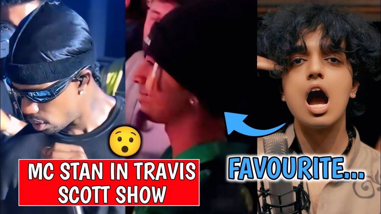 Mc Stan In Travis Scott Live Concert 🤯 !! Chaar Diwari On Mc Stan ...