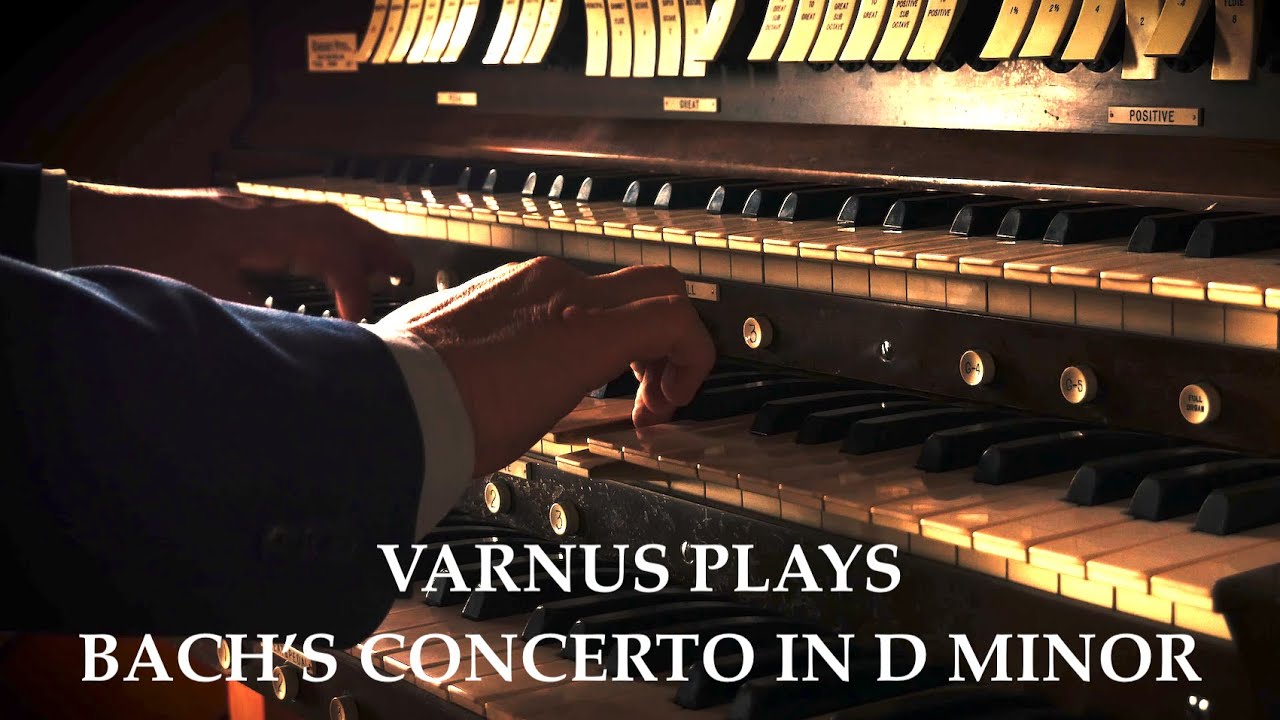 XAVER VARNUS PLAYS BACH'S CONCERTO IN D MINOR ON HIS PRIVATE CONCERT ...