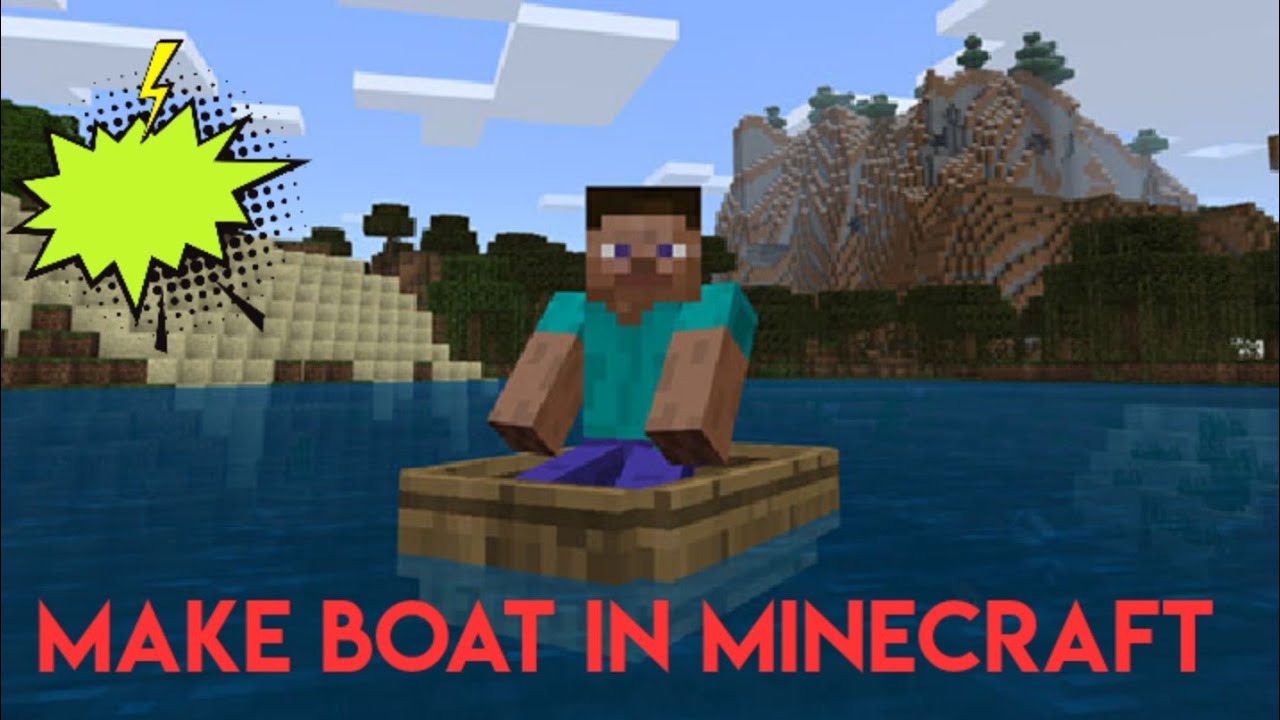 How to make boat in minecraft. - YouTube