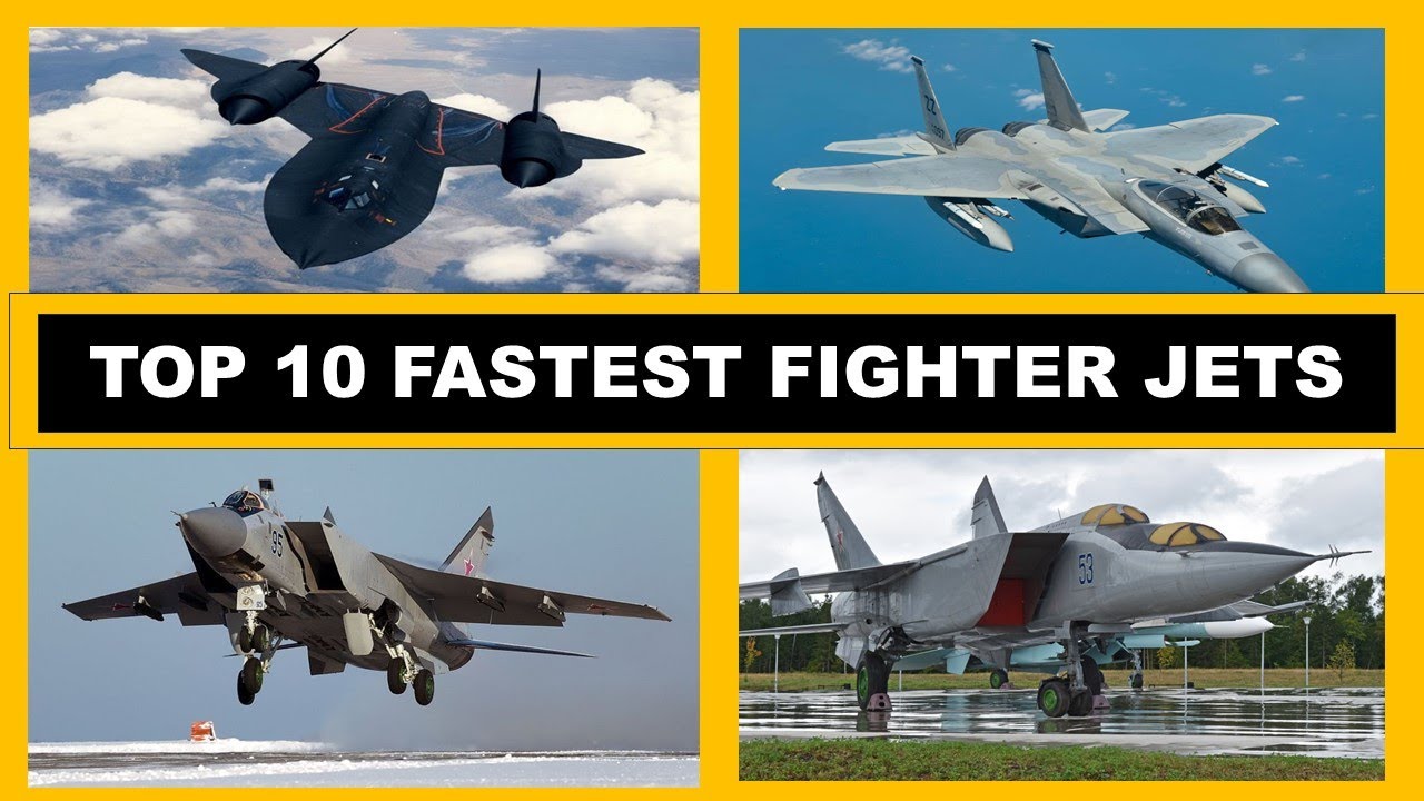 The Top 10 Fastest Fighter Jets Ever Built : Speed Demons - YouTube